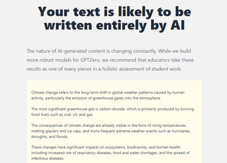How to Use GPTZero to Check for AI-generated Text