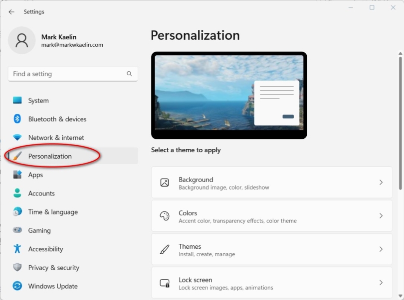 How to add direct Control Panel access in Windows 11 desktop