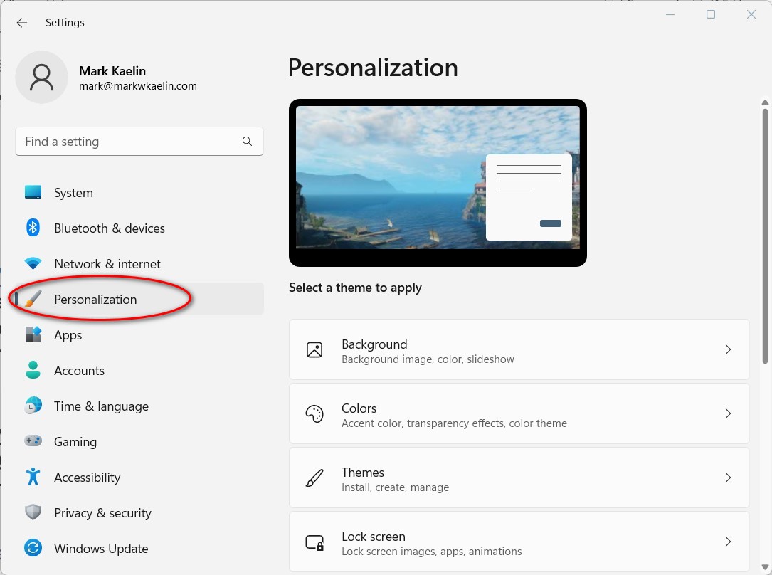 How to add direct Control Panel access in Windows 11 desktop