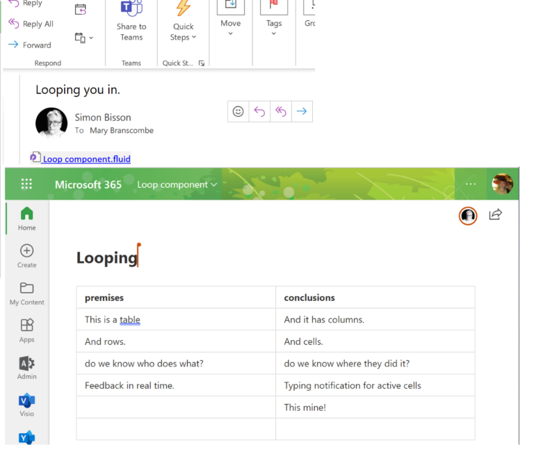 Loop Components Make Collaboration Easier in Office, Microsoft 365 Apps