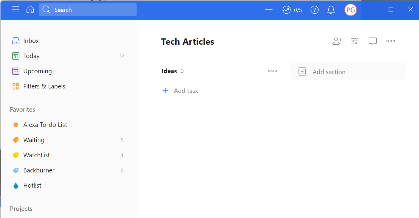 How to create a kanban board in Todoist