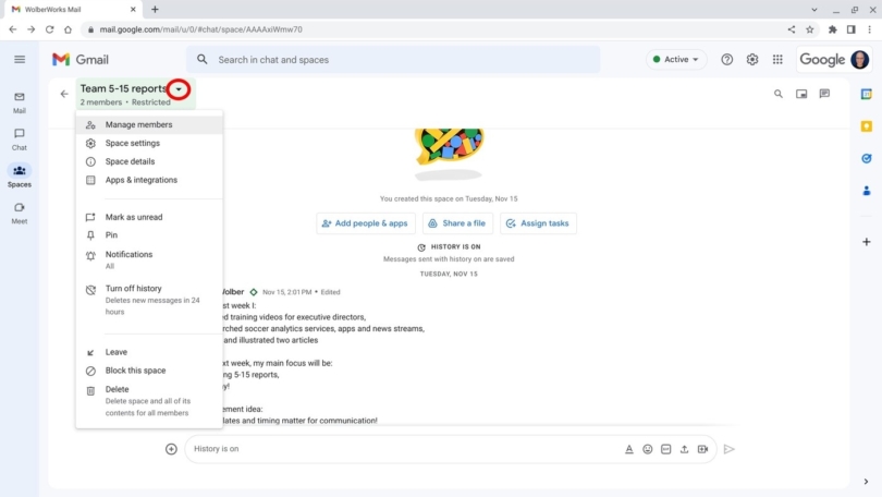 Spaces in Google Chat: 4 new features for better connectivity and ...