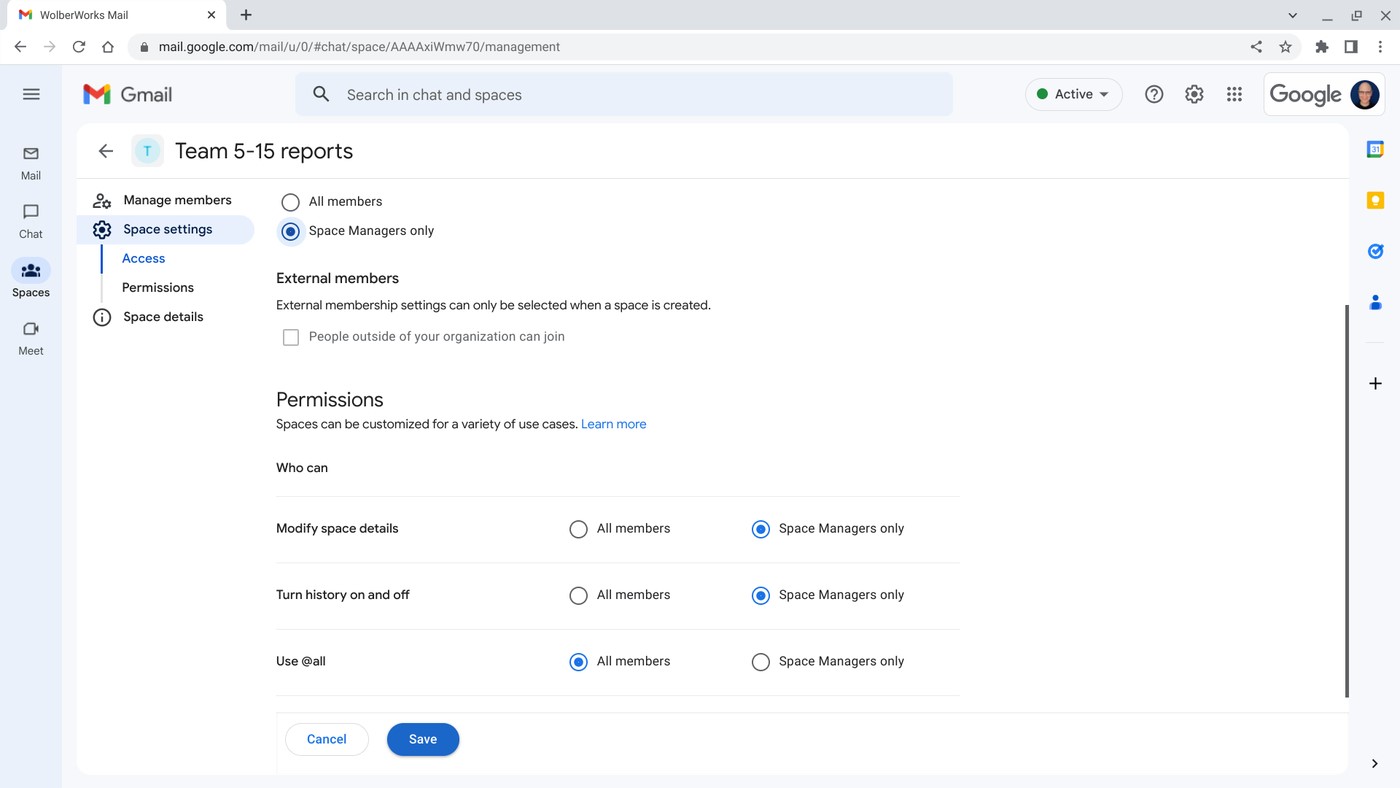 Spaces in Google Chat: 4 new features for better connectivity and ...