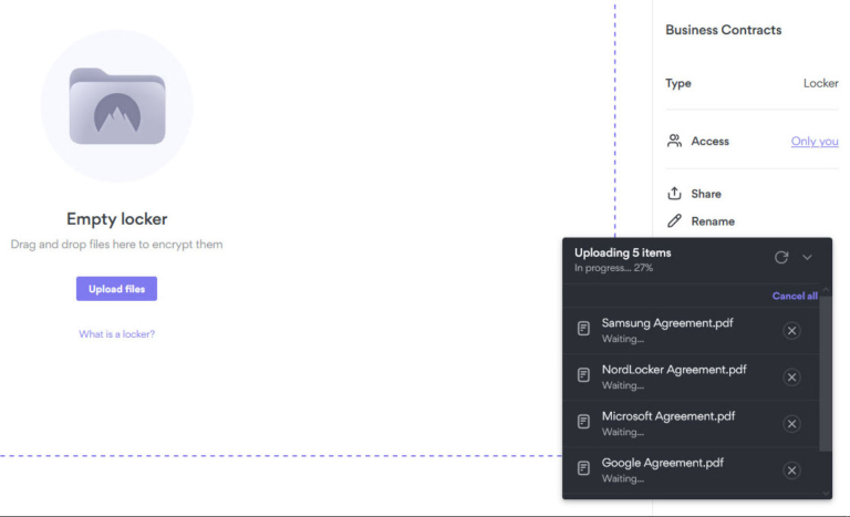 How to manage and share files online using NordLocker