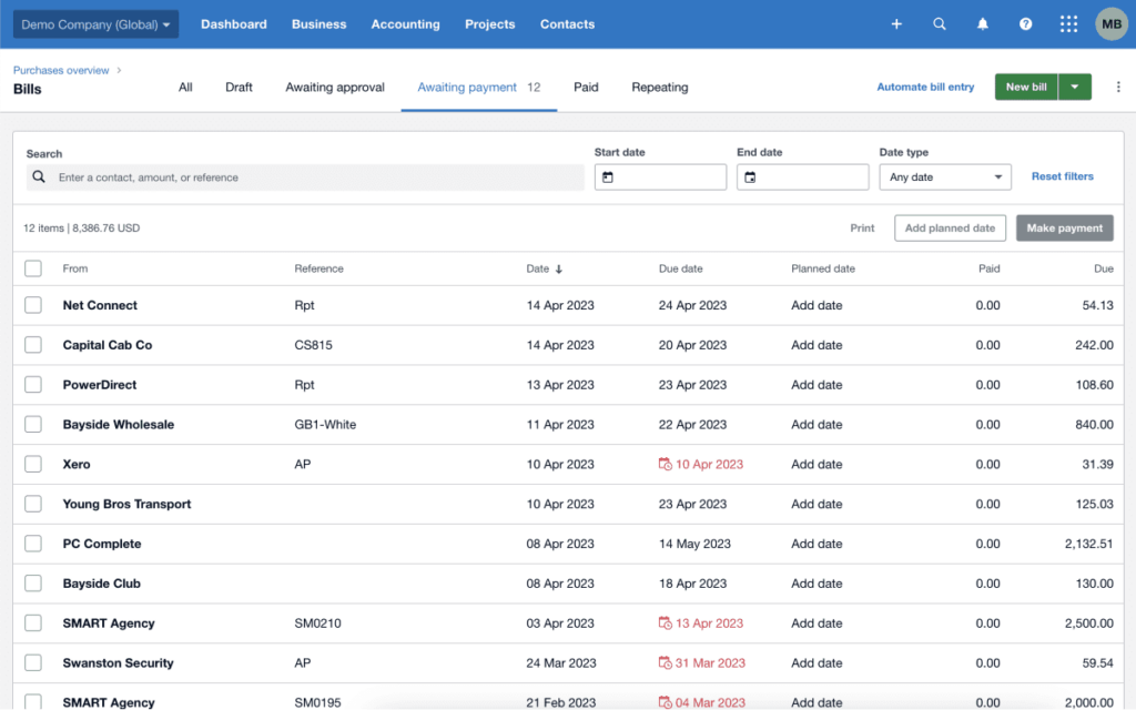 FreshBooks vs Xero：アカウンティングソフトウェアの比較