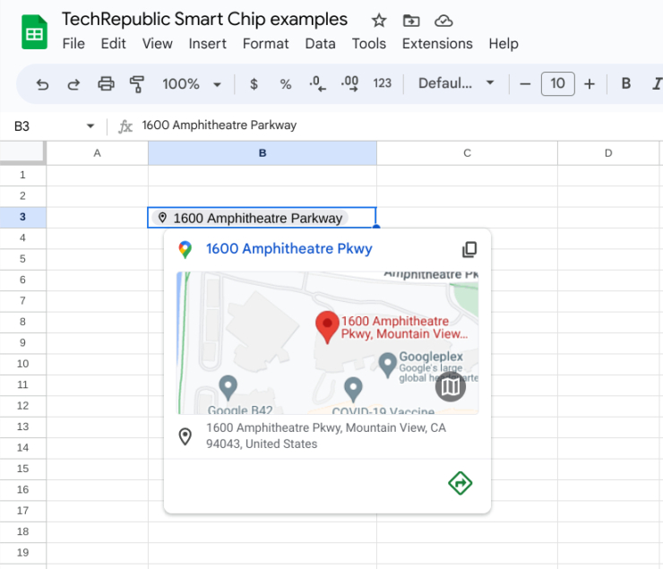 How Google Sheets smart chips let you pack more into cells