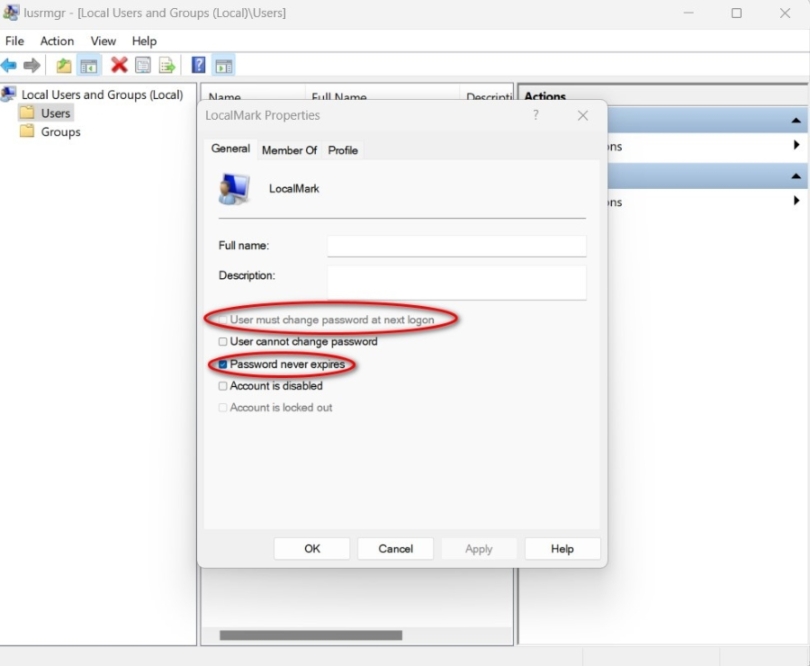 Windows 11: Enforcing Password Resets for Local Group Users