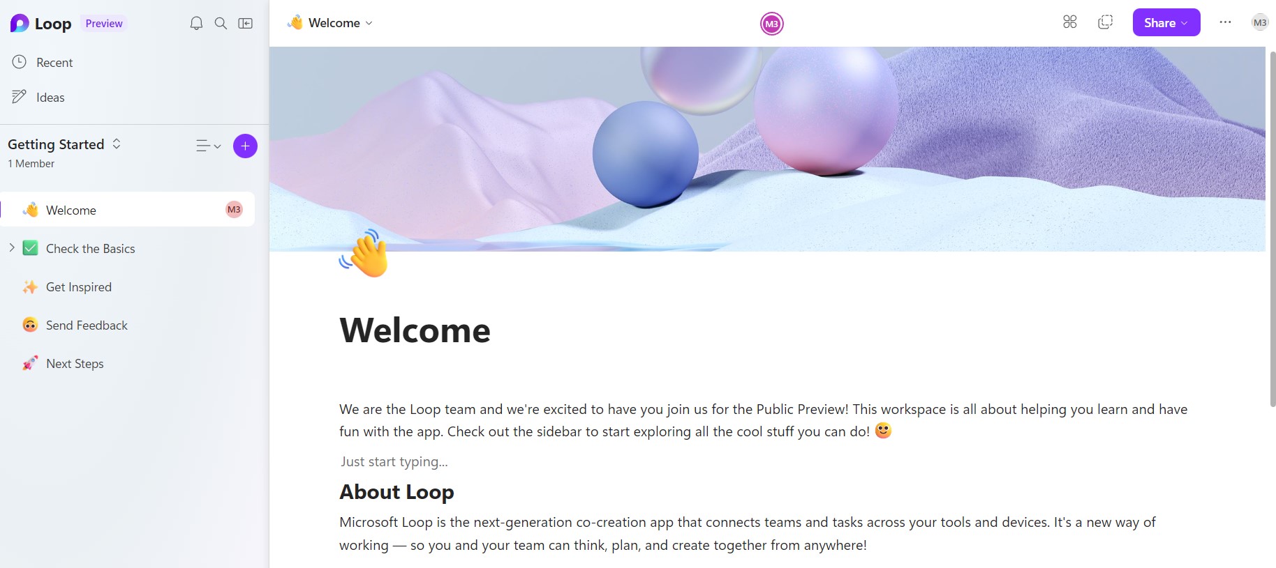 How to activate the Microsoft Loop preview for your organization