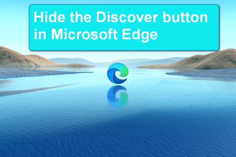 How to hide the Discover button and Copilot in Microsoft Edge How to hide the Discover button and Copilot in Microsoft Edge