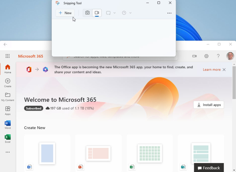 How to record your screen in Windows 11 with the Snipping Tool