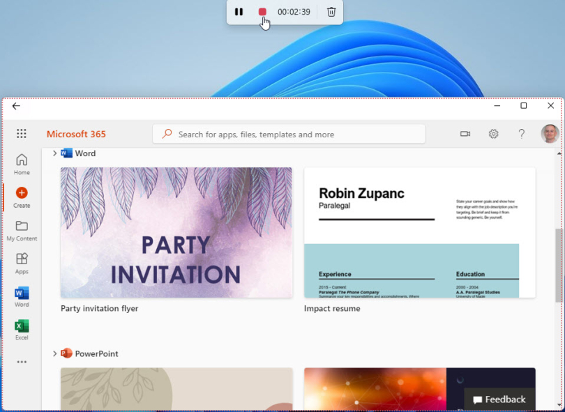 How to record your screen in Windows 11 with the Snipping Tool