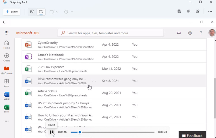 How to record your screen in Windows 11 with the Snipping Tool