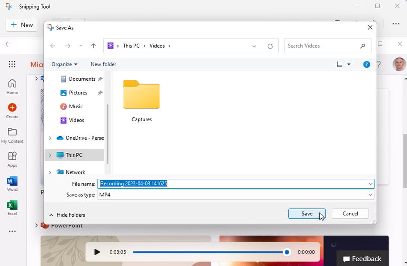 How to record your screen in Windows 11 with the Snipping Tool
