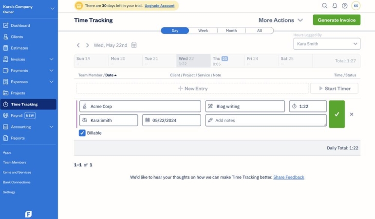FreshBooks Review: Pricing, Features, Pros and Cons