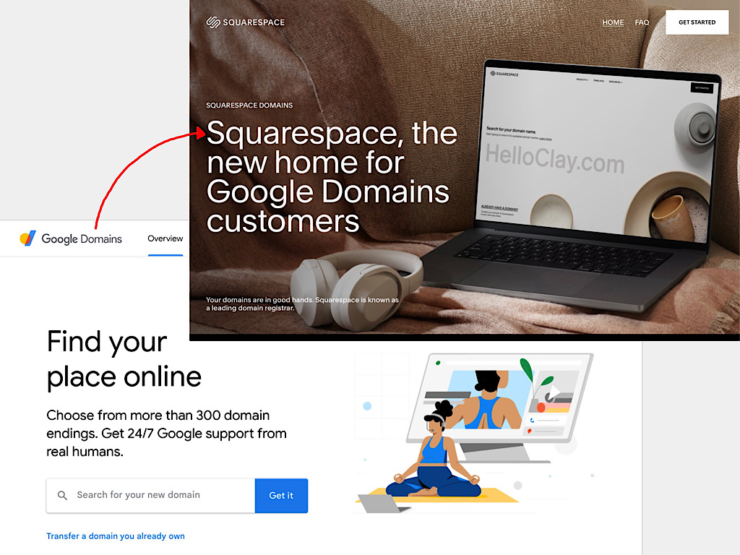 What Google Domains Customers Should Know About Squarespace Sale