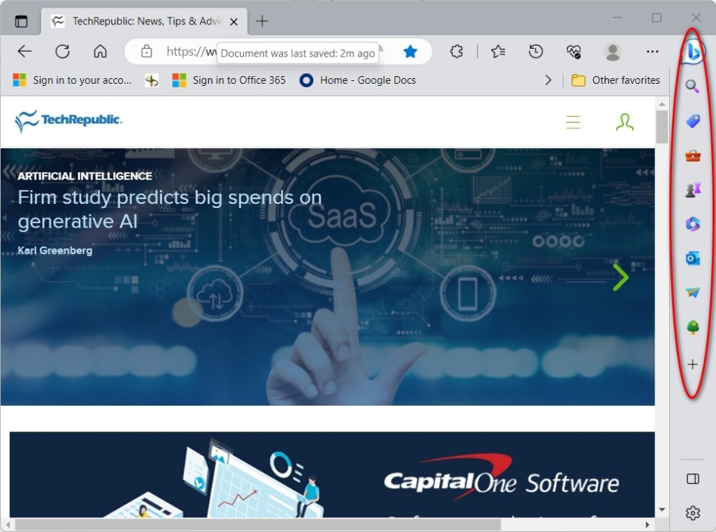 How to Customize the New Sidebar in Microsoft Edge