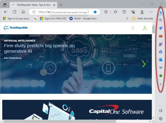 How to Customize the New Sidebar in Microsoft Edge