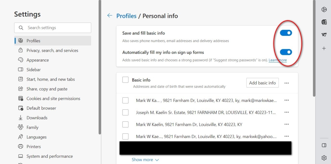 How to know what personal information Microsoft Edge knows about you