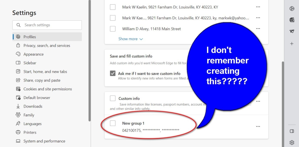 How to know what personal information Microsoft Edge knows about you
