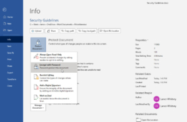 Different Methods To Secure Your Microsoft Word Documents