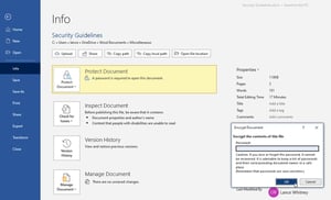 Different Methods To Secure Your Microsoft Word Documents