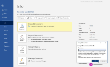 Different Methods To Secure Your Microsoft Word Documents