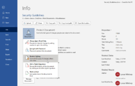 Different Methods To Secure Your Microsoft Word Documents