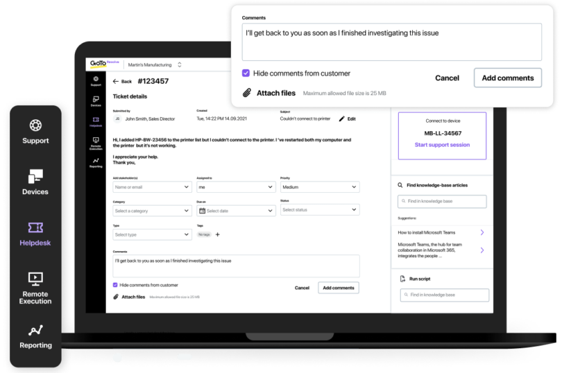 GoTo Resolve review (2023): Pricing, key features, pros & cons