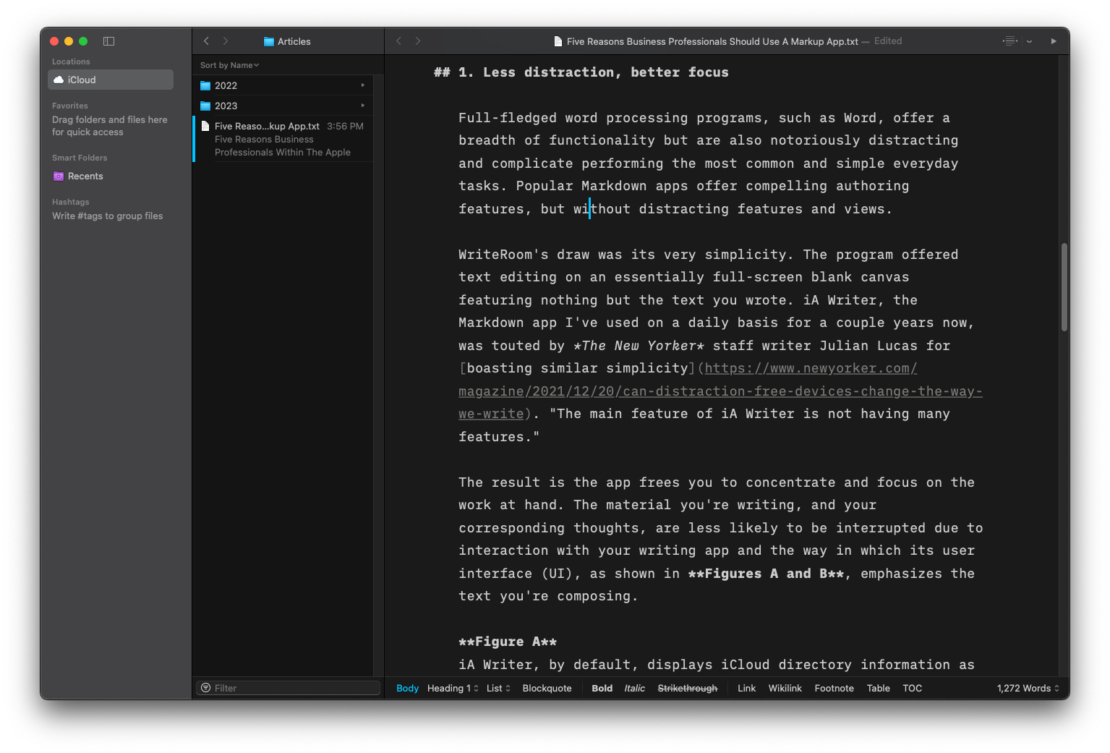 5 Benefits of Using a Markdown Text Editor in Apple's Ecosystem