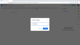 How to Use Custom Building Blocks & Variables in Google Docs