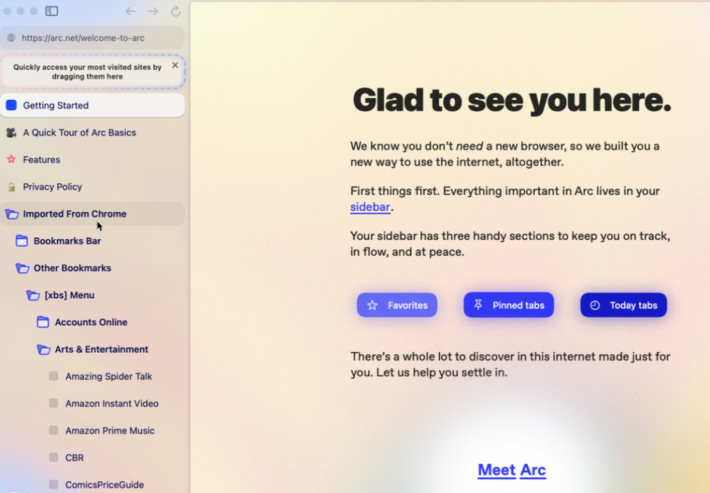 How to Use the Arc Browser on a Mac