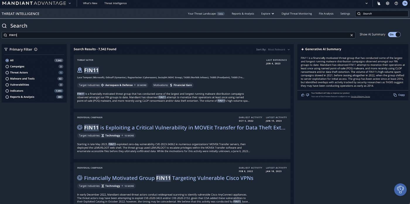 Google Applies Generative AI Tools to Cloud Security