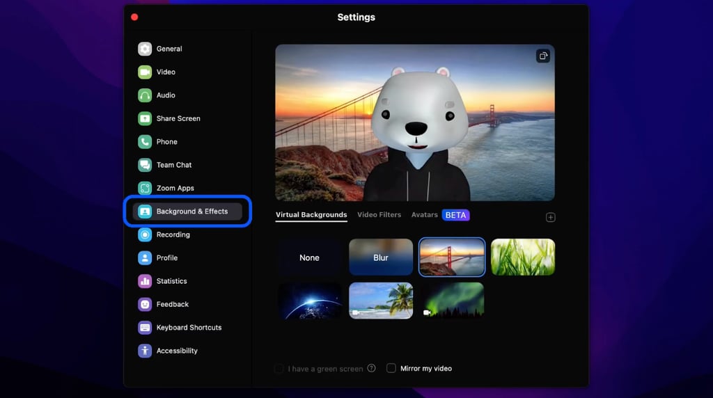 How to Blur Your Background in a Zoom Call