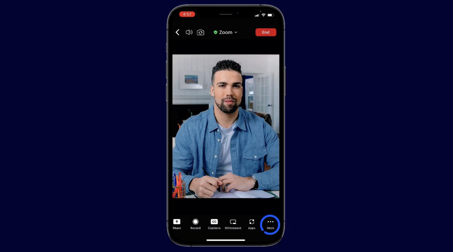 How to Blur Your Background in a Zoom Call