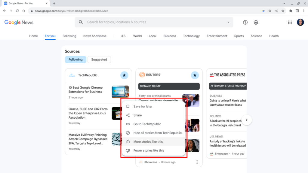 How to Customize Your Google News Feed