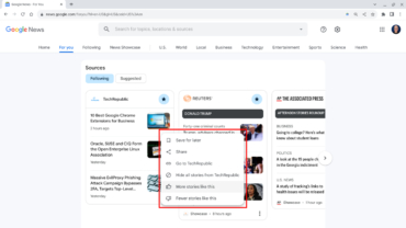How to Customize Your Google News Feed