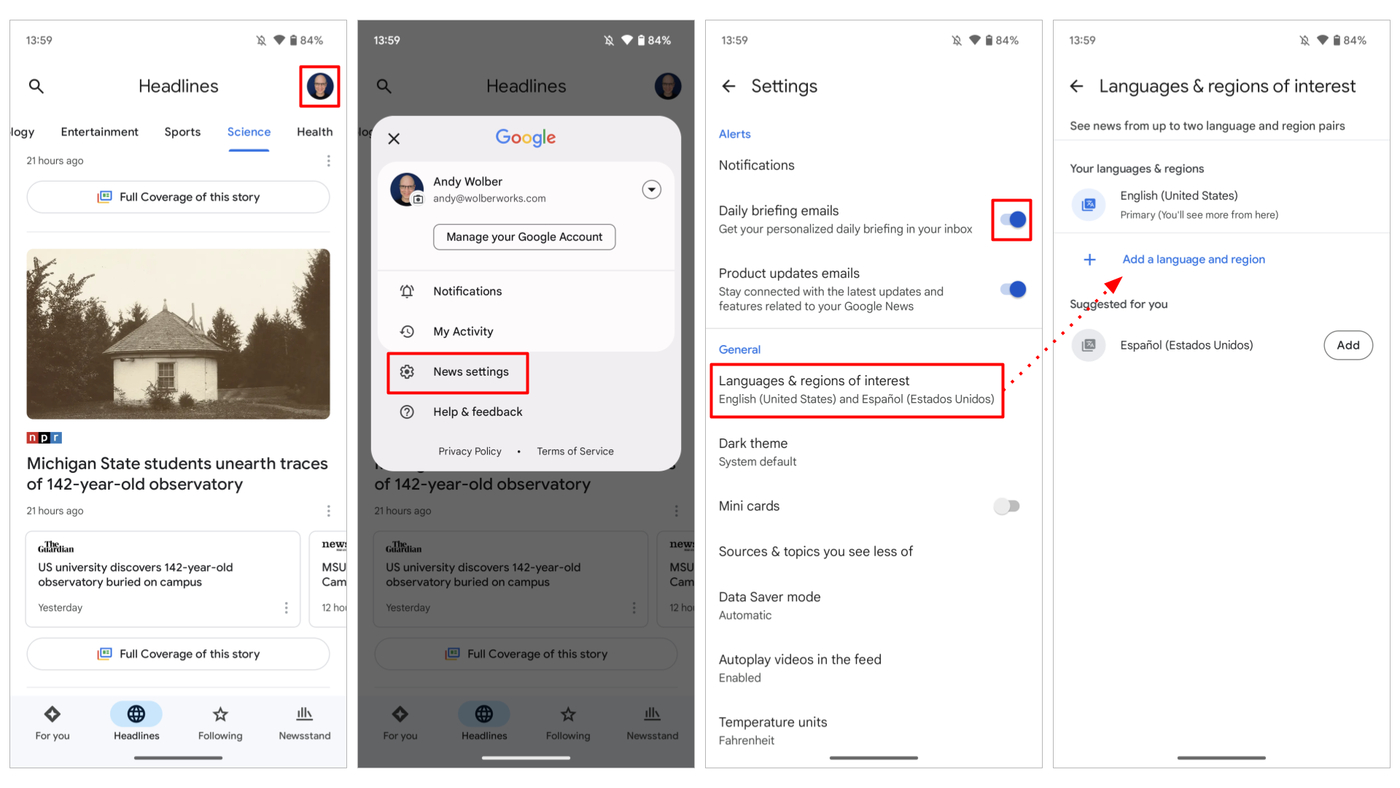 How to Customize Your Google News Feed