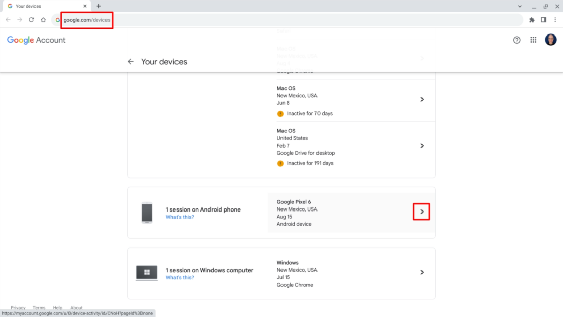 How to Remove a Lost Device From Your Google Account