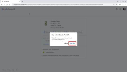 How to Remove a Lost Device From Your Google Account