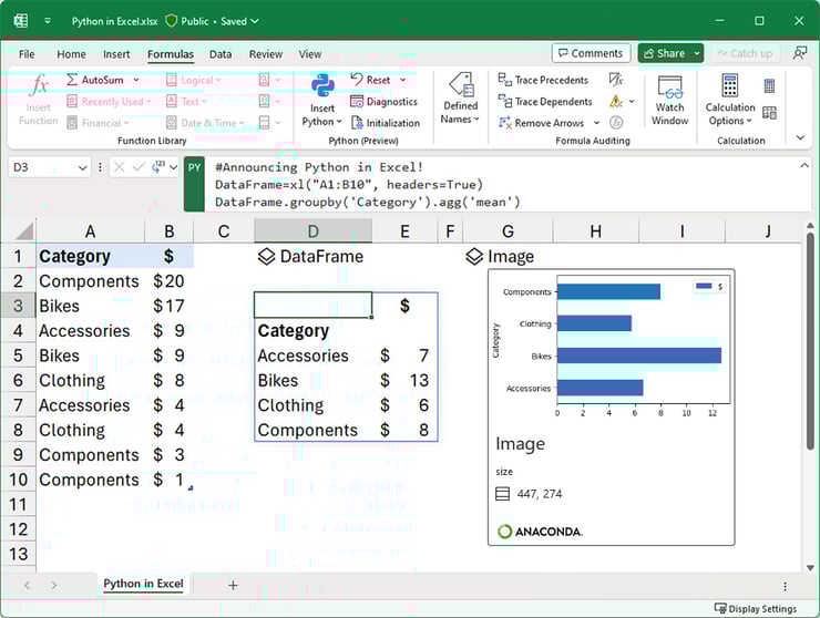 Microsoft Introduces Python in Excel
