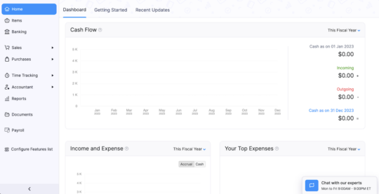 Zoho Books Review: Features, pricing, and more