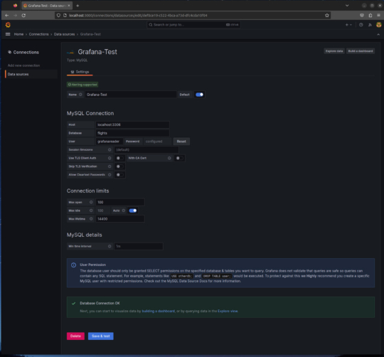 How to Connect Grafana to a Remote MySQL Database