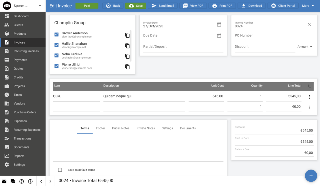 Invoice Ninja Review: Features, Pricing and More