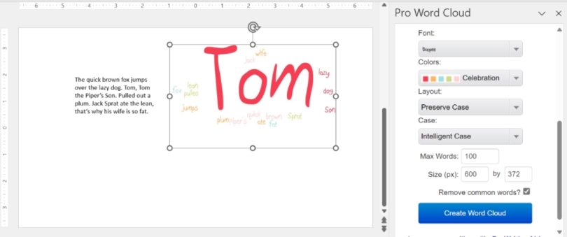How to Quickly Create a Word Cloud Using PowerPoint