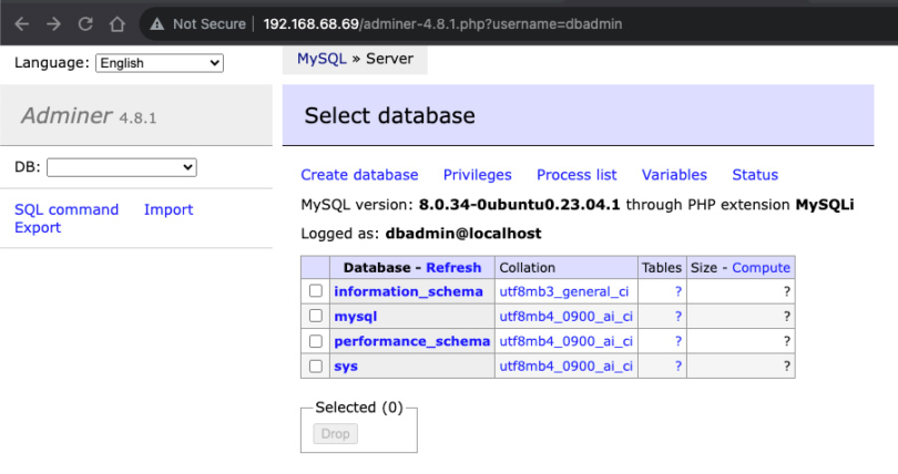 How to Install Adminer on Ubuntu Server