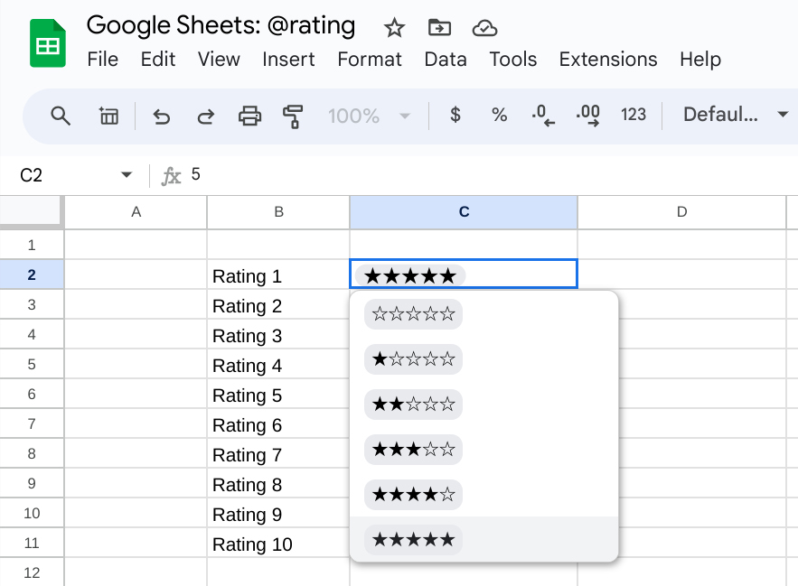 How to Use Stars in Google Sheets to Streamline Scoring