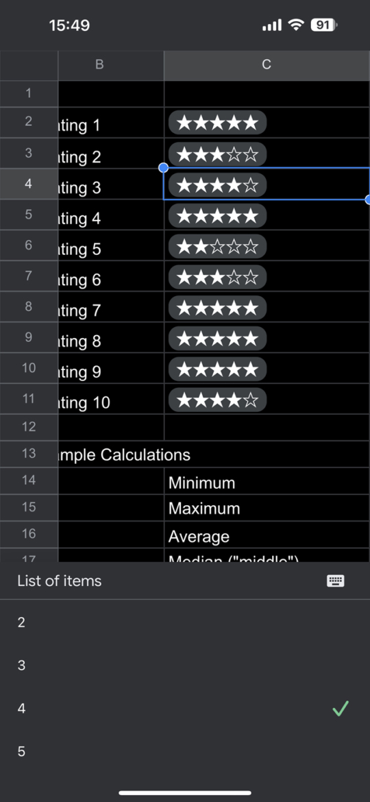 How to Use Stars in Google Sheets to Streamline Scoring