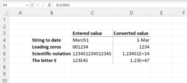How to Control Data Conversions in Excel for Windows and Mac