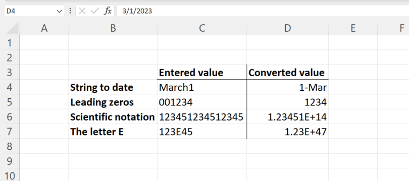 How to Control Data Conversions in Excel for Windows and Mac