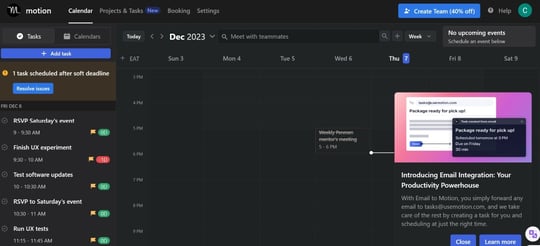 Motion App Review: Features, Pricing, Pros & Cons